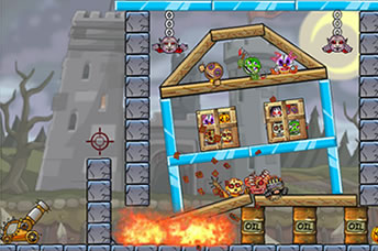 Roly-Poly Cannon Monsters 2, game info and screenshots