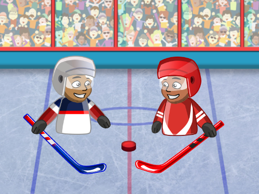 Puppet Hockey Battle , a game by FOH Games | Bigdino.com